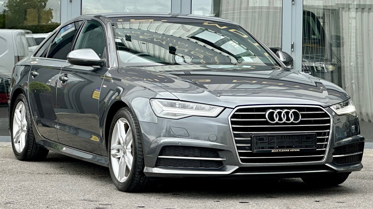 Audi, A6, Ultra, S-Line, Tdi, 2016. Grey. - YouTube