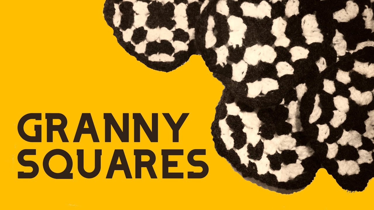 HOW TO MAKE GRANNY SQUARES for beginners - YouTube