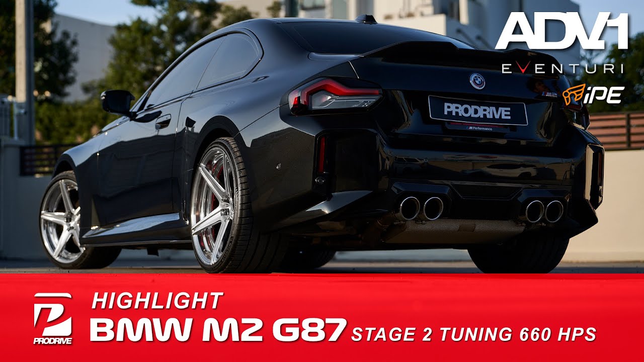 Highlight BMW M2 G87 จูน 660 แรงม้า ล้อ ADV.1 ADV5 m.v2 SL ท่อ IPE Full catless exhaust - YouTube