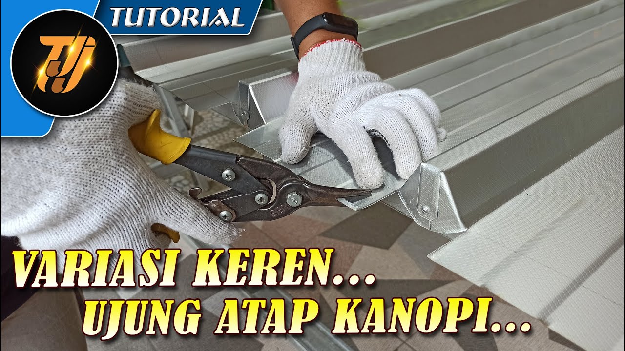Cara bikin variasi atap kanopi spandek / galvalum jadi keren - YouTube