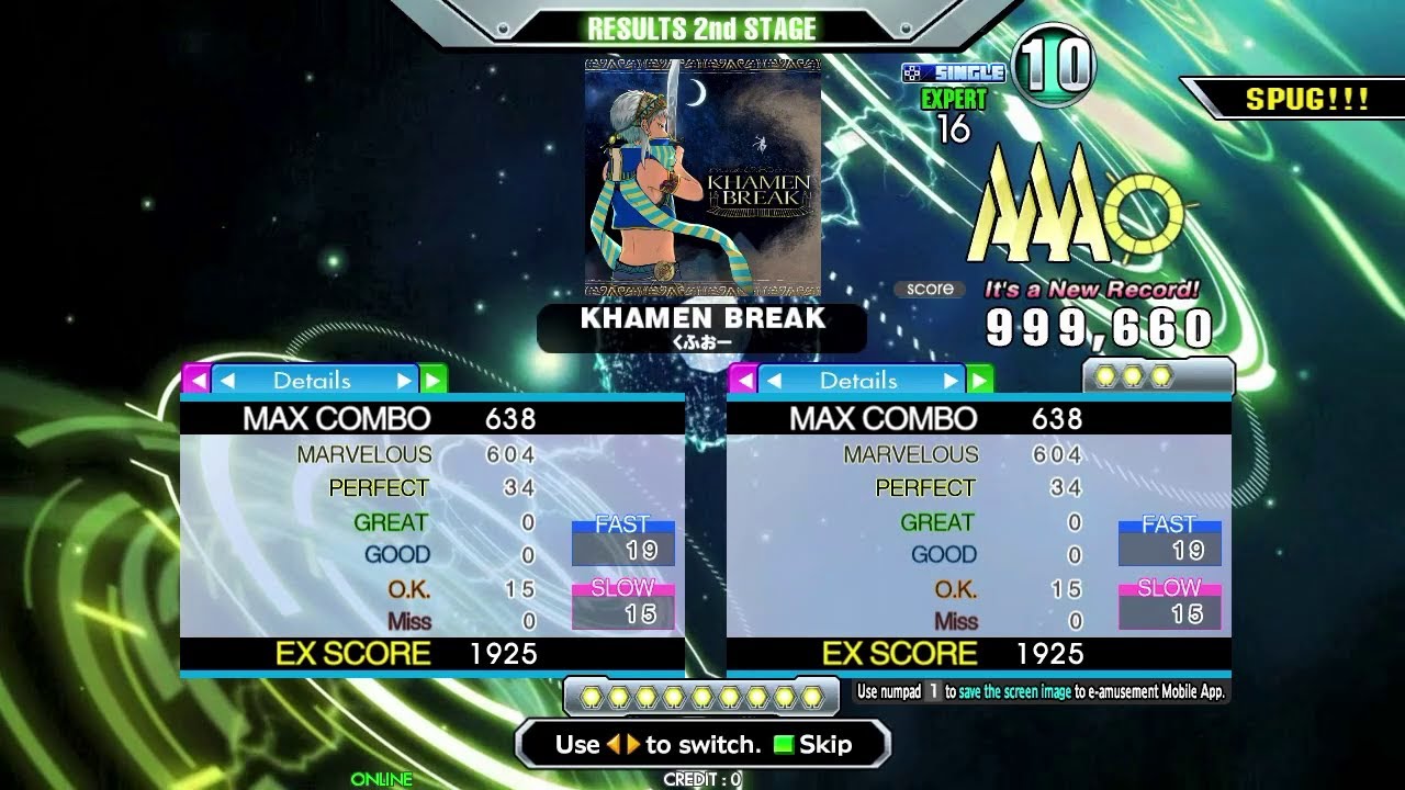 [DDR A3] KHAMEN BREAK (ESP-16) 999,660 PFC - YouTube