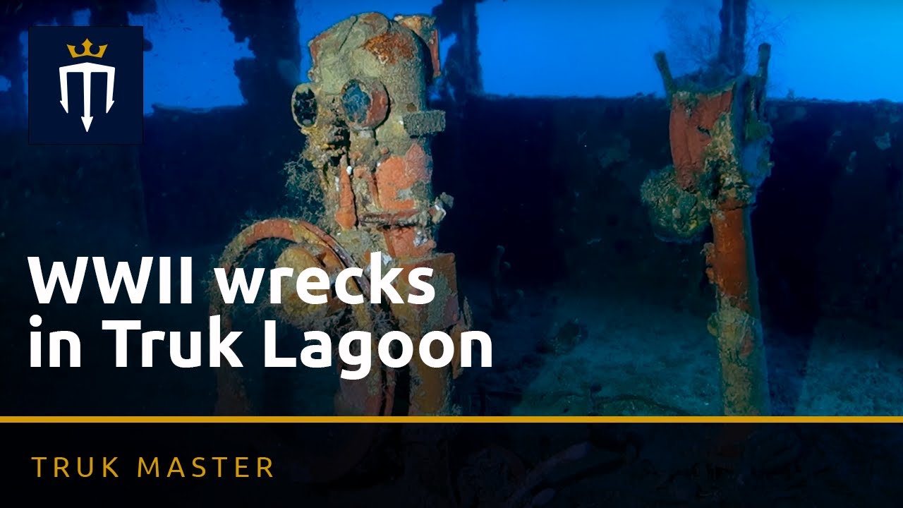 WW2 Wrecks in Truk Lagoon - YouTube