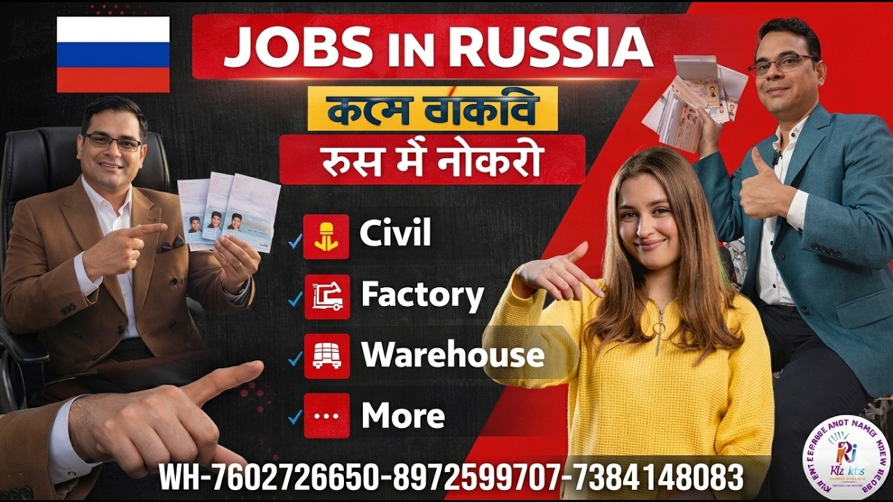 Russia work visa in warehouse factory civil and mechanical in 2025 ...