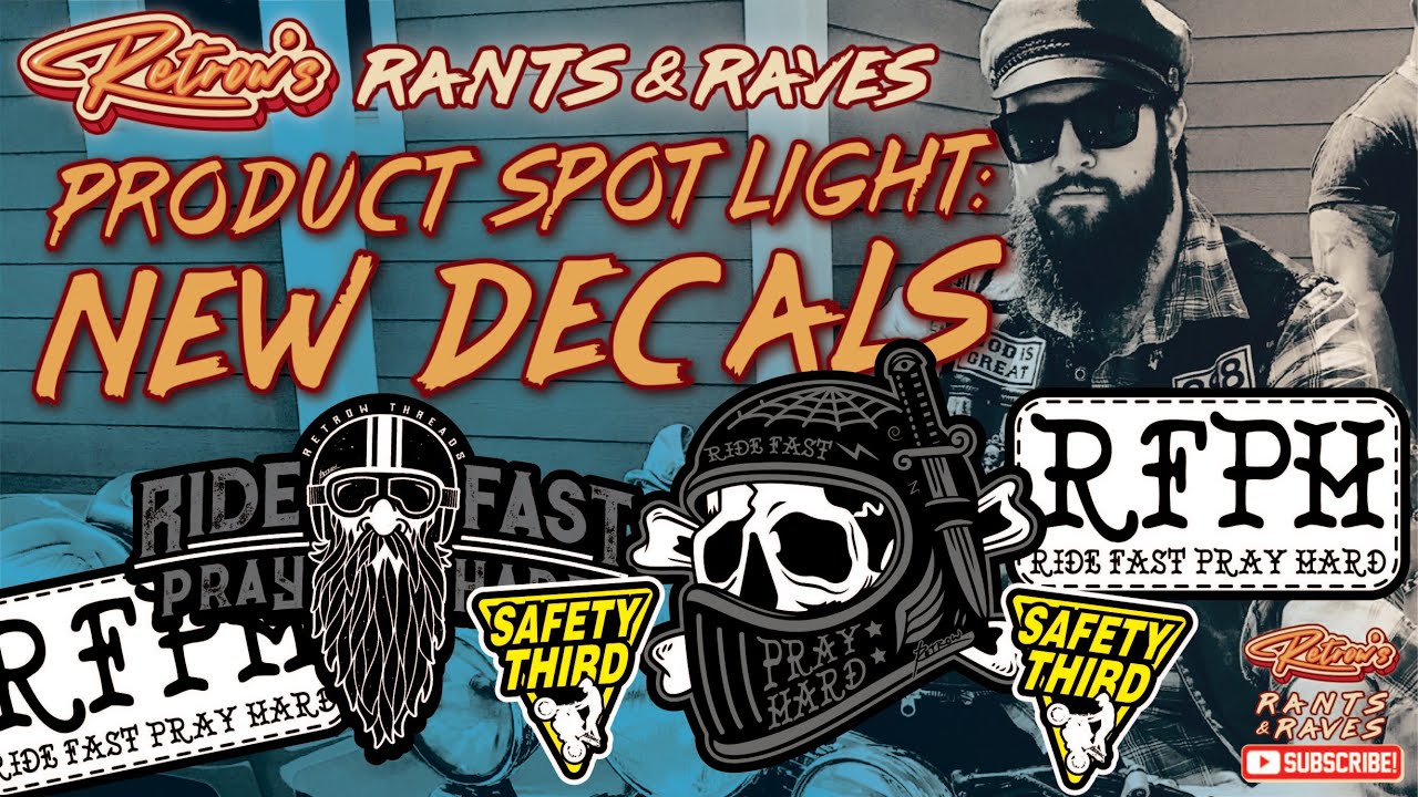 Product Spotlight: NEW RIDE FAST PRAY HARD & SAFETY THIRD Retrow ...
