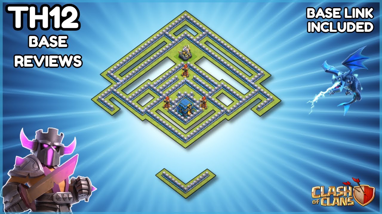 *ANGRY* TH12 LEGEND LEAGUE & WAR BASE (With Link) - EPIC Town Hall 12 ...