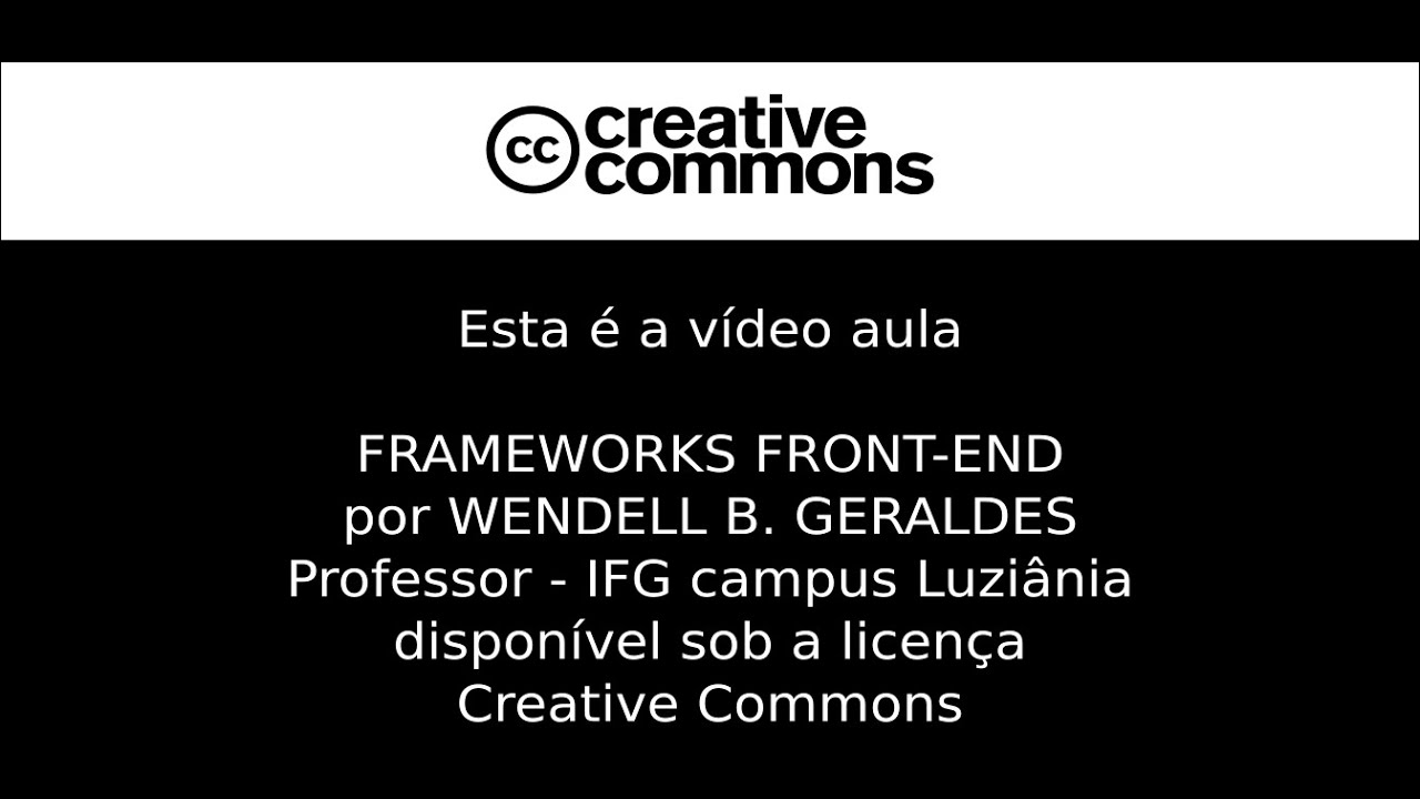 Aula - Framework Front-End - YouTube