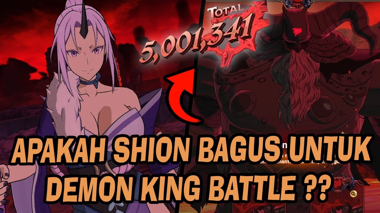 Showcase SHION Destroy di Demon King Battle | Team Terbaik Untuk SHION ...