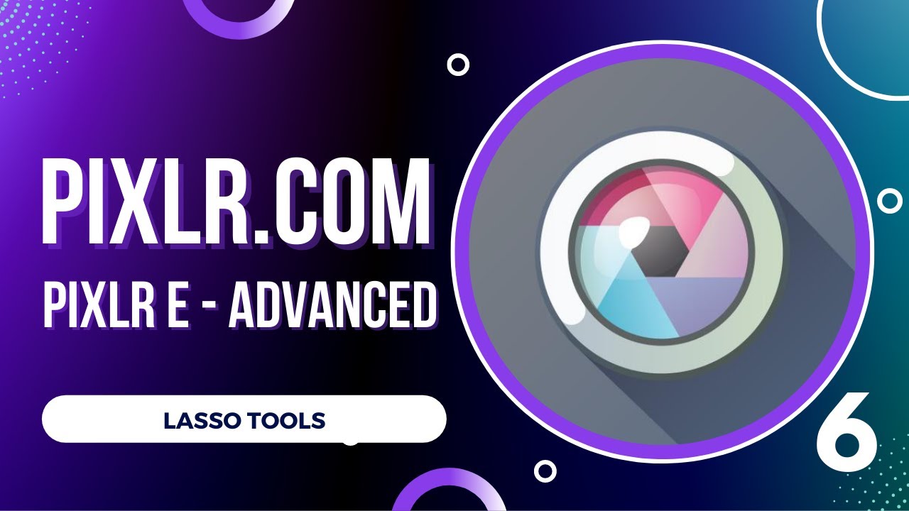 Pixlr E Lasso Tools - YouTube