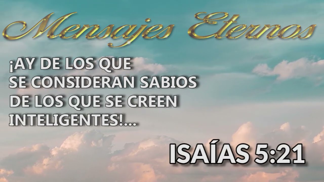 Isaías 5:21 Mes de la Biblia - YouTube
