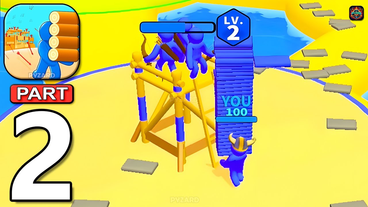 Stack Build IO - Gameplay Walkthrough Part 2 Stickman Stack Tournament ...