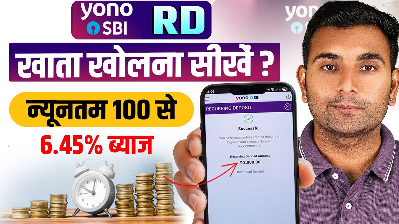 SBI RD Account Open Online | How to Open Recurring Deposit in State ...