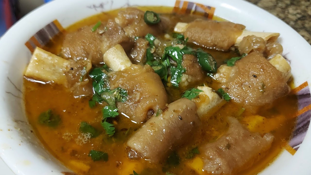 Mutton Paya Recipe | hotel style | easy recipe | MBFoodsecret - YouTube