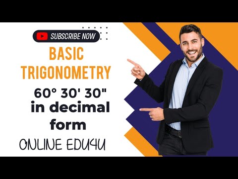 Degree in decimal point, Trigonometry basics Basic mathematics #educationalvideo - YouTube