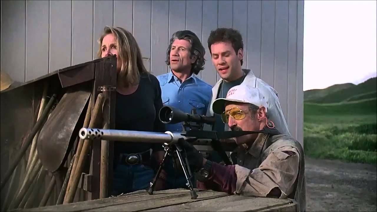 Tremors 2 - Burt Gummer .50 Cal Rifle - YouTube