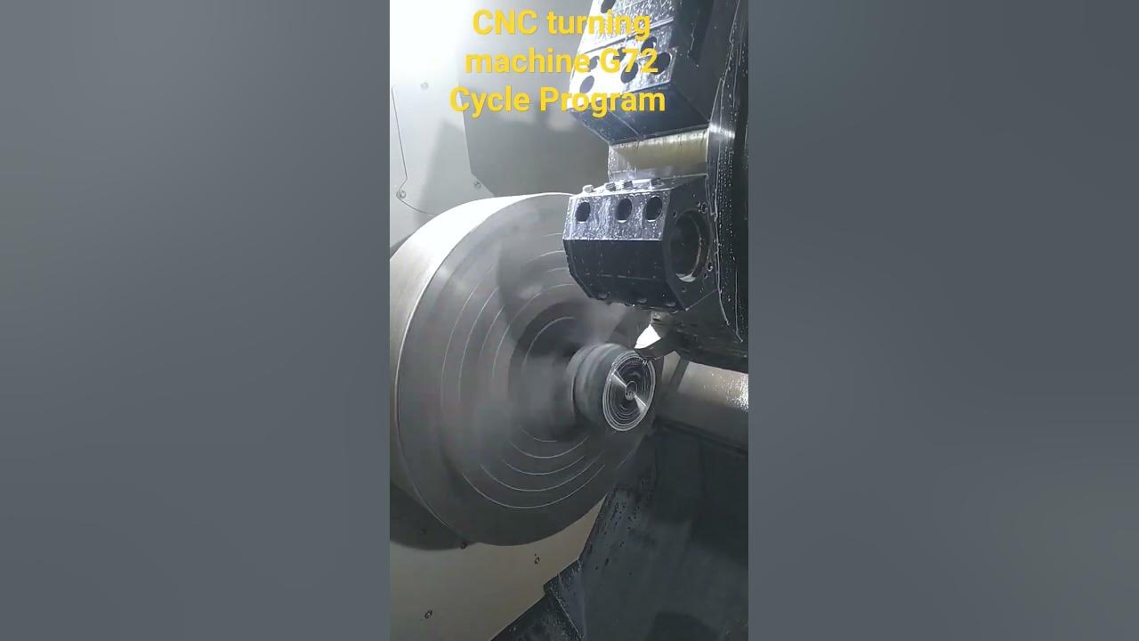 Reels Cnc Turning Machine G72 Cycle Program Facing Youtube