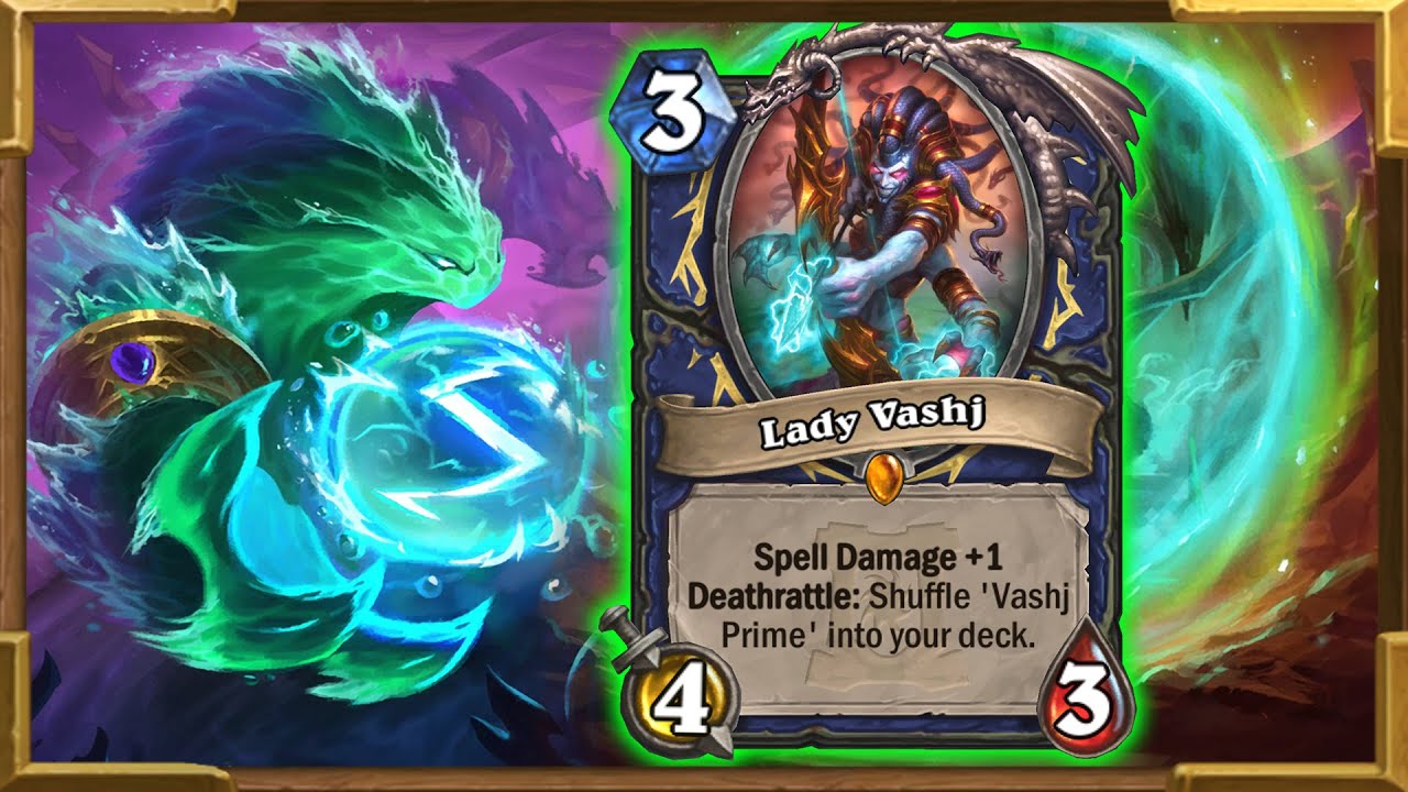Lady Vashj Loves Highlander Prime Shaman | Is A Control Deck | Ashes of ...