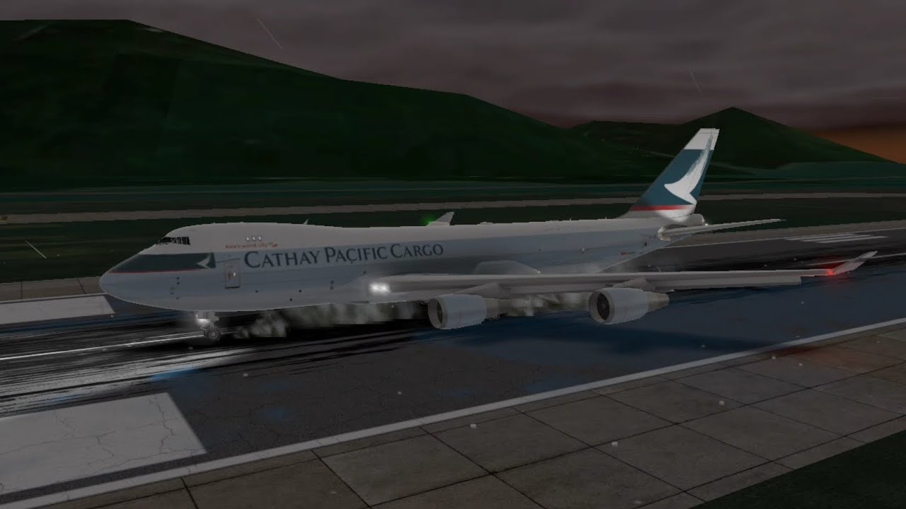 RFS-Real Flight Simulator Boeing 747-400F Cathay Pacific Cargo Hong ...
