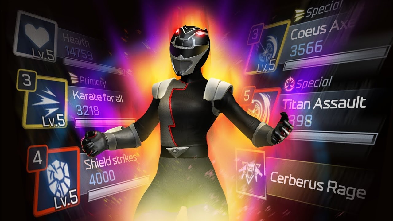 HyperForce Black Move sets Revealed ~ Power Rangers Legacy Wars - YouTube
