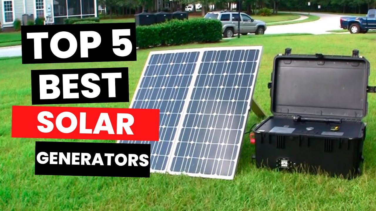 Top 5: Best Solar Generators (2024) - YouTube