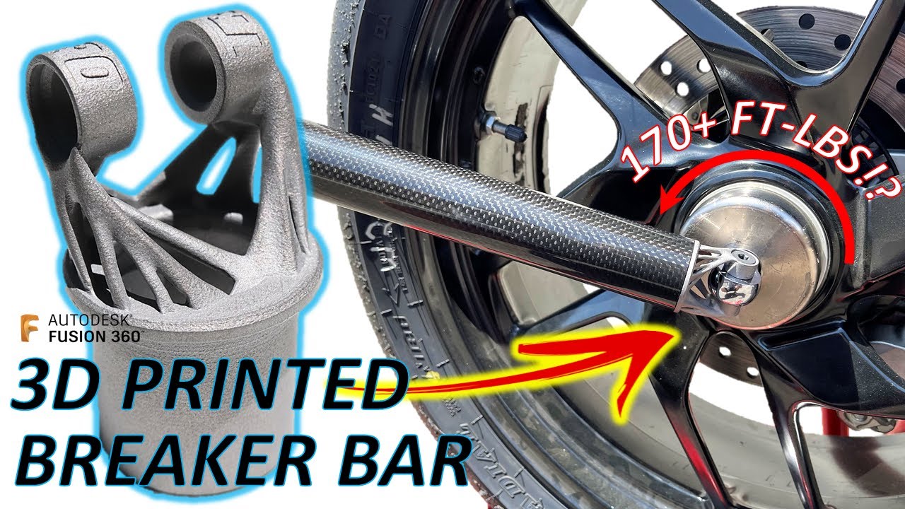 How Strong are Generative Designed Parts? | Breaker bar designed by AI ...