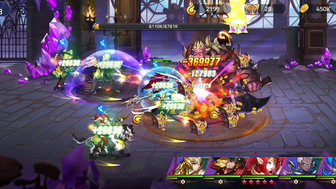 Mobile legends adventure Saturday guild boss team comp - YouTube