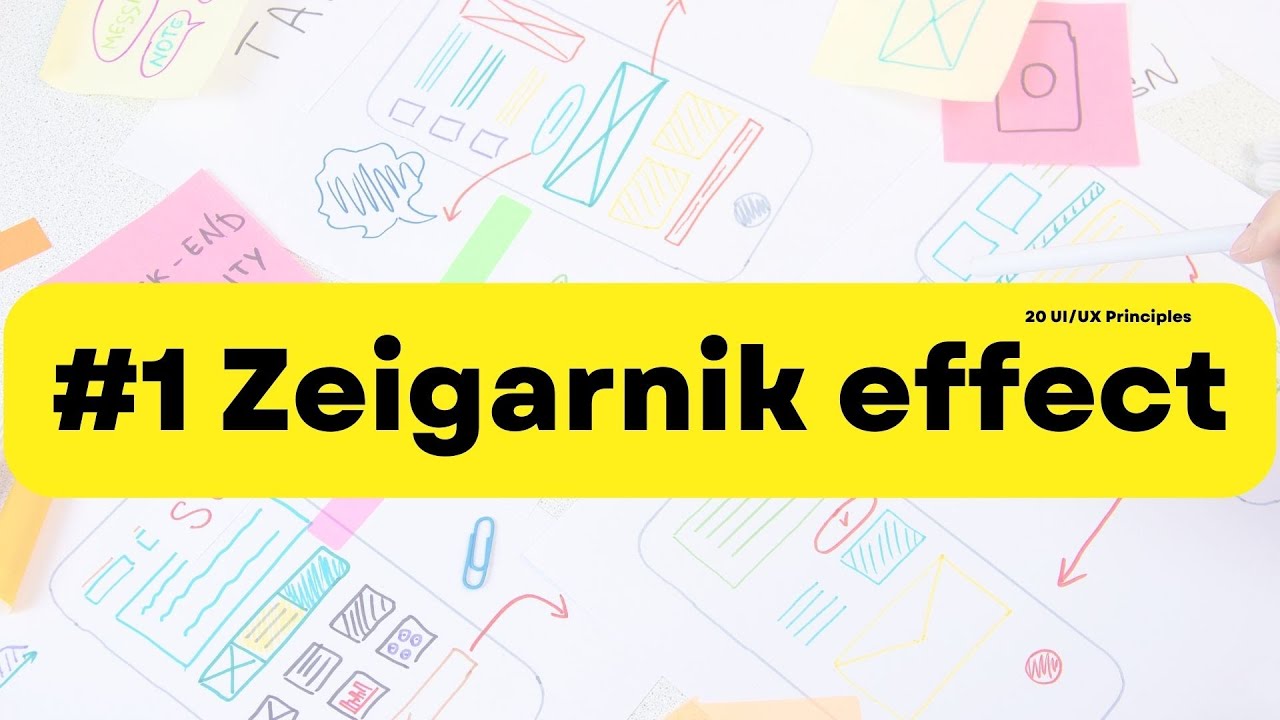 #1 | Zeigarnik effect | UI/UX Principle | Design | Behavioural ...