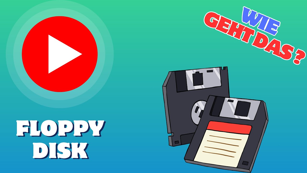Wie funktioniert eine FLOPPY DISK - YouTube