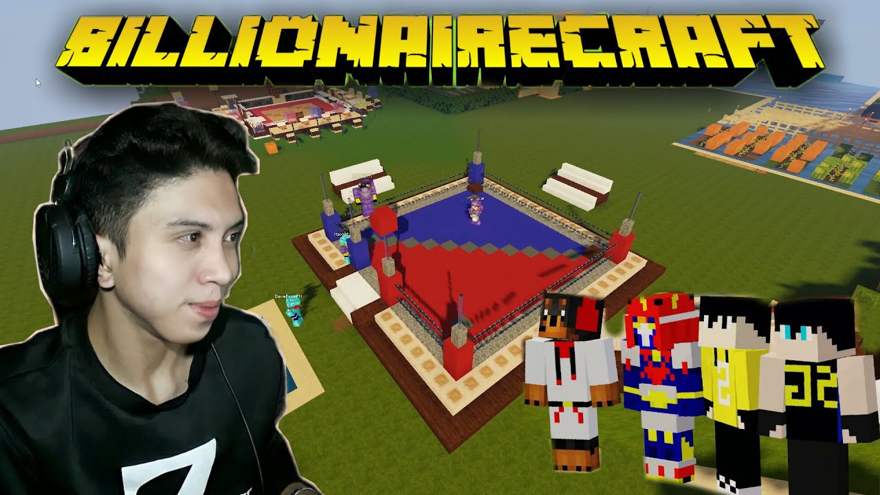 BILLIONAIRECRAFT #13 : GUMAWA ng BOXING RING (Filipino Minecraft SMP ...
