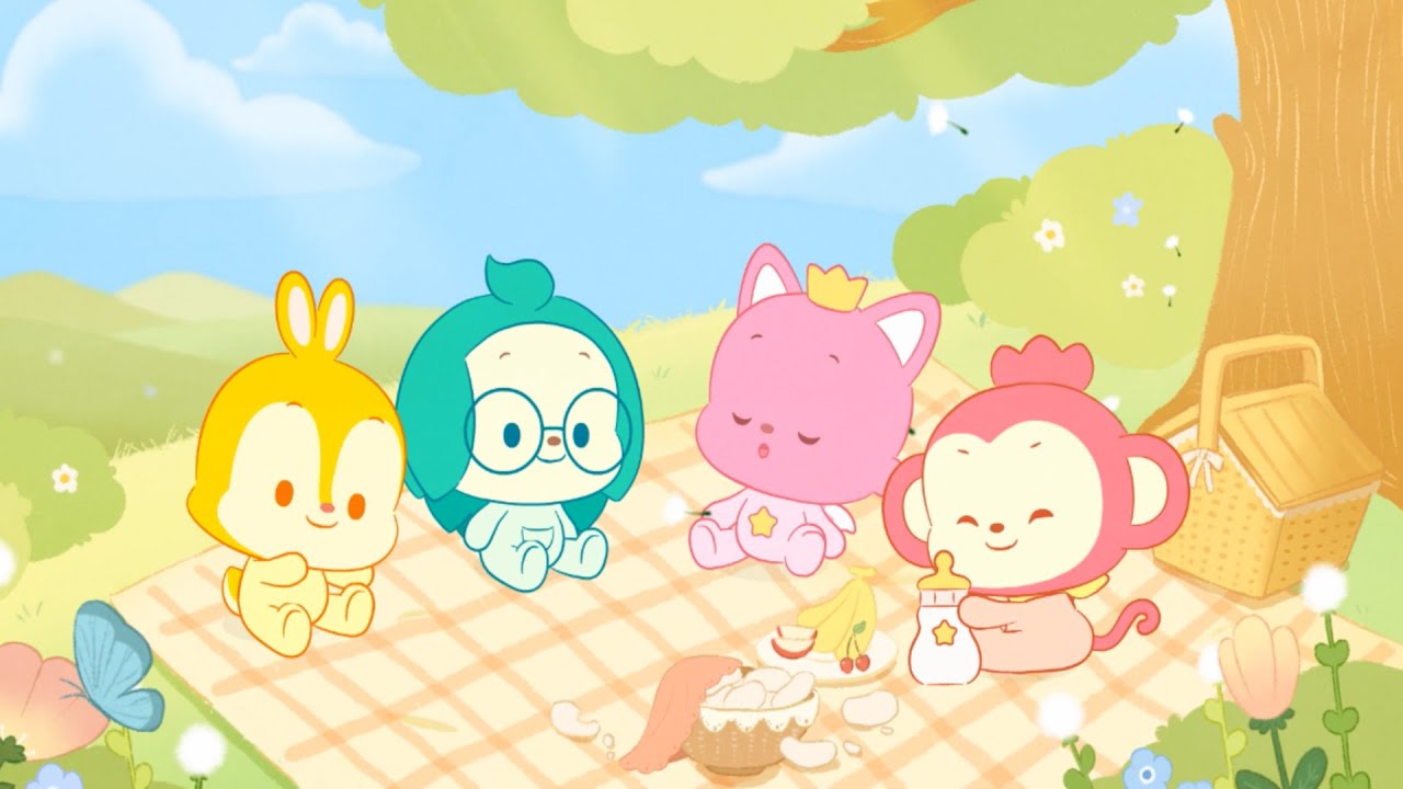 【90min】Relaxing nature sounds with Pinkfong and Hogi | Sleep Sounds ...