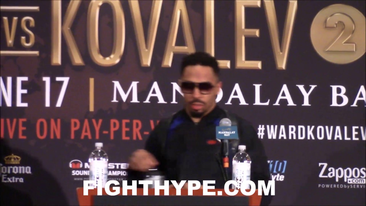 ANDRE WARD VS. SERGEY KOVALEV 2 FULL OFFICIAL POST-FIGHT PRESS ...