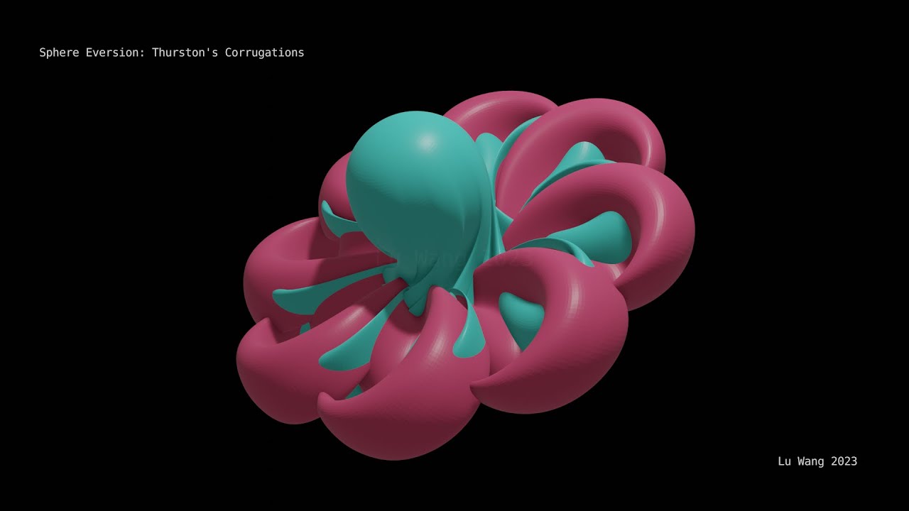 Sphere Eversion: Thurston's Corrugations - YouTube