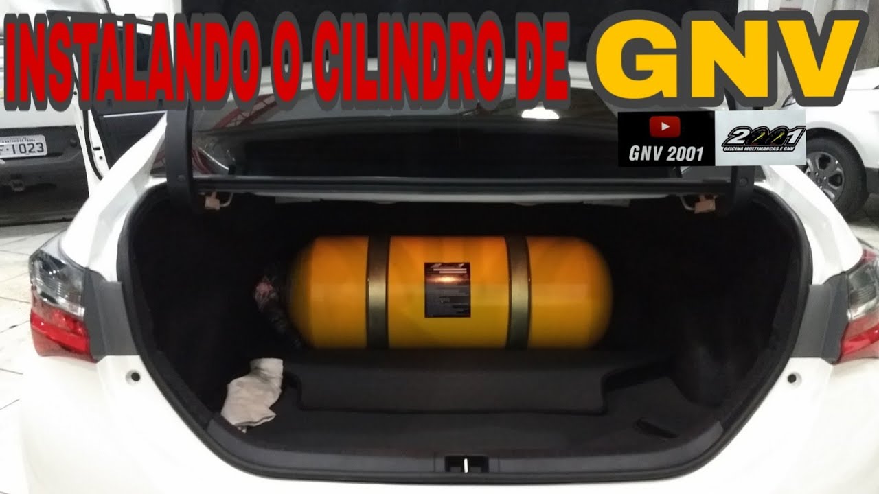 MOSTRANDO UM POUCO DA INSTALAÇÃO DO CILINDRO,TUBO E ACESSÓRIOS DO GNV ...