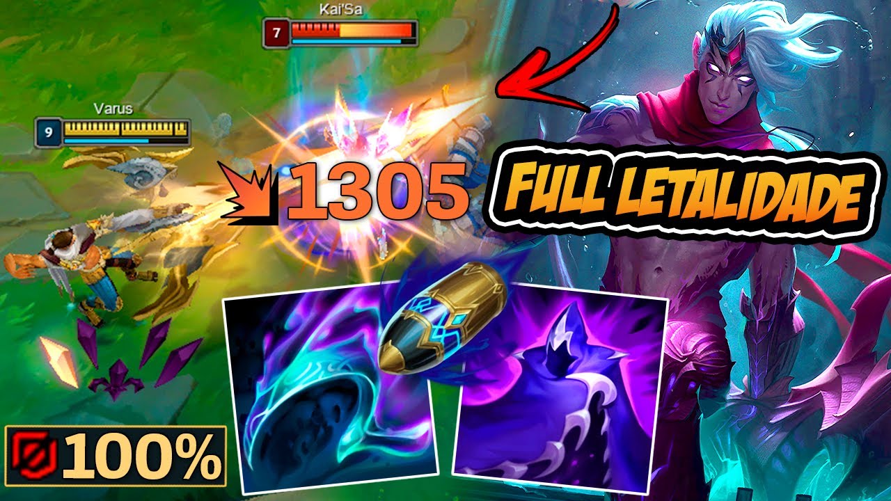 VARUS ADC COM A MELHOR BUILD DE LETALIDADE DO PATCH !! - LEAGUE OF ...