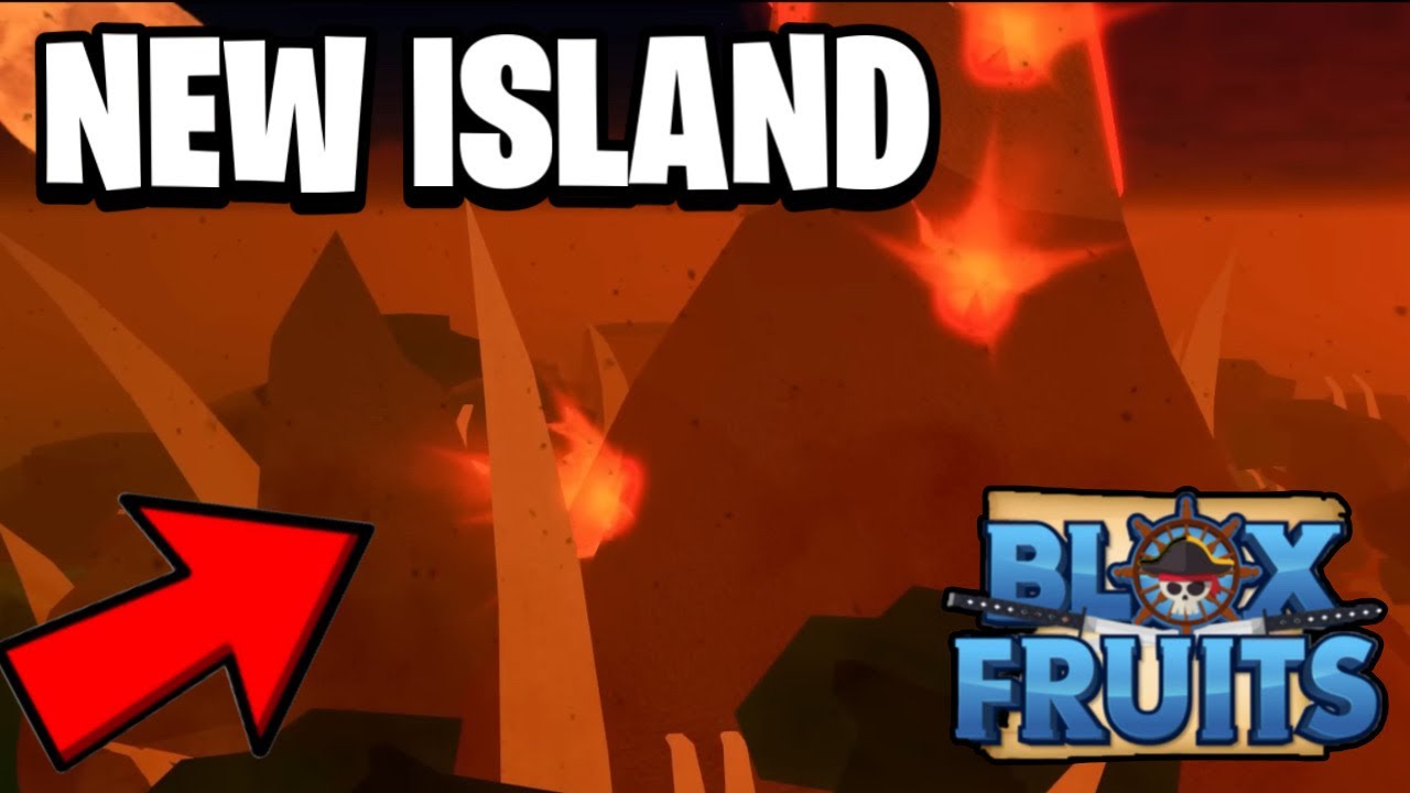 NEW Volcano Island Location Tutorial in Blox Fruits Dragon Update ...