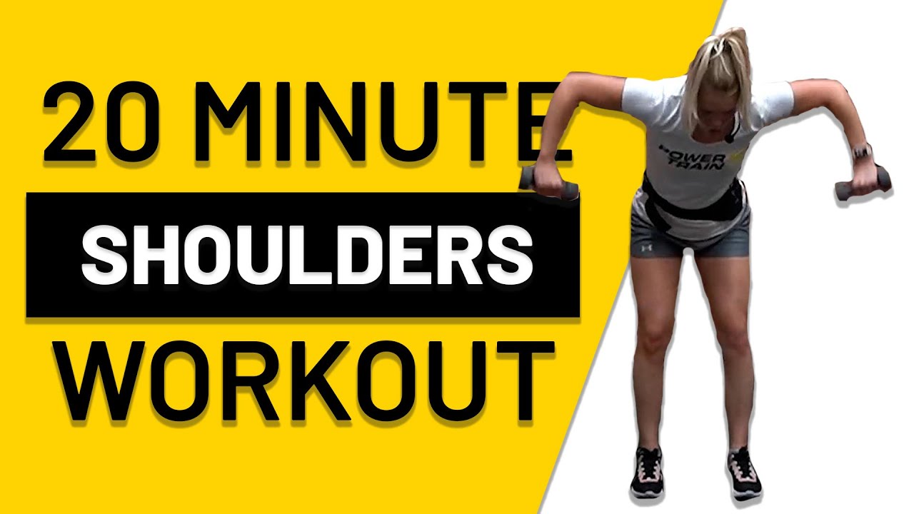 20 Minute Shoulder Burning Workout - YouTube