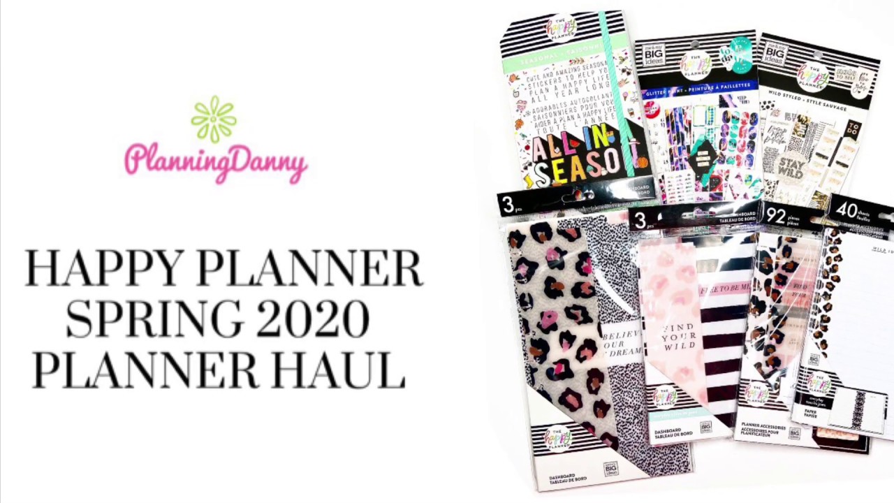 Happy Planner Spring 2020 Planner Haul - YouTube