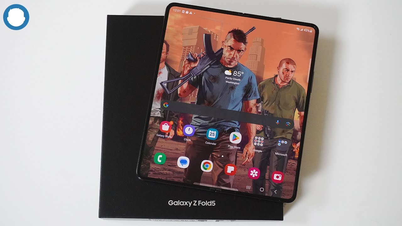 GTA 5 On Samsung Galaxy Z Fold 5 - Is This Phone Worth Buying? - YouTube