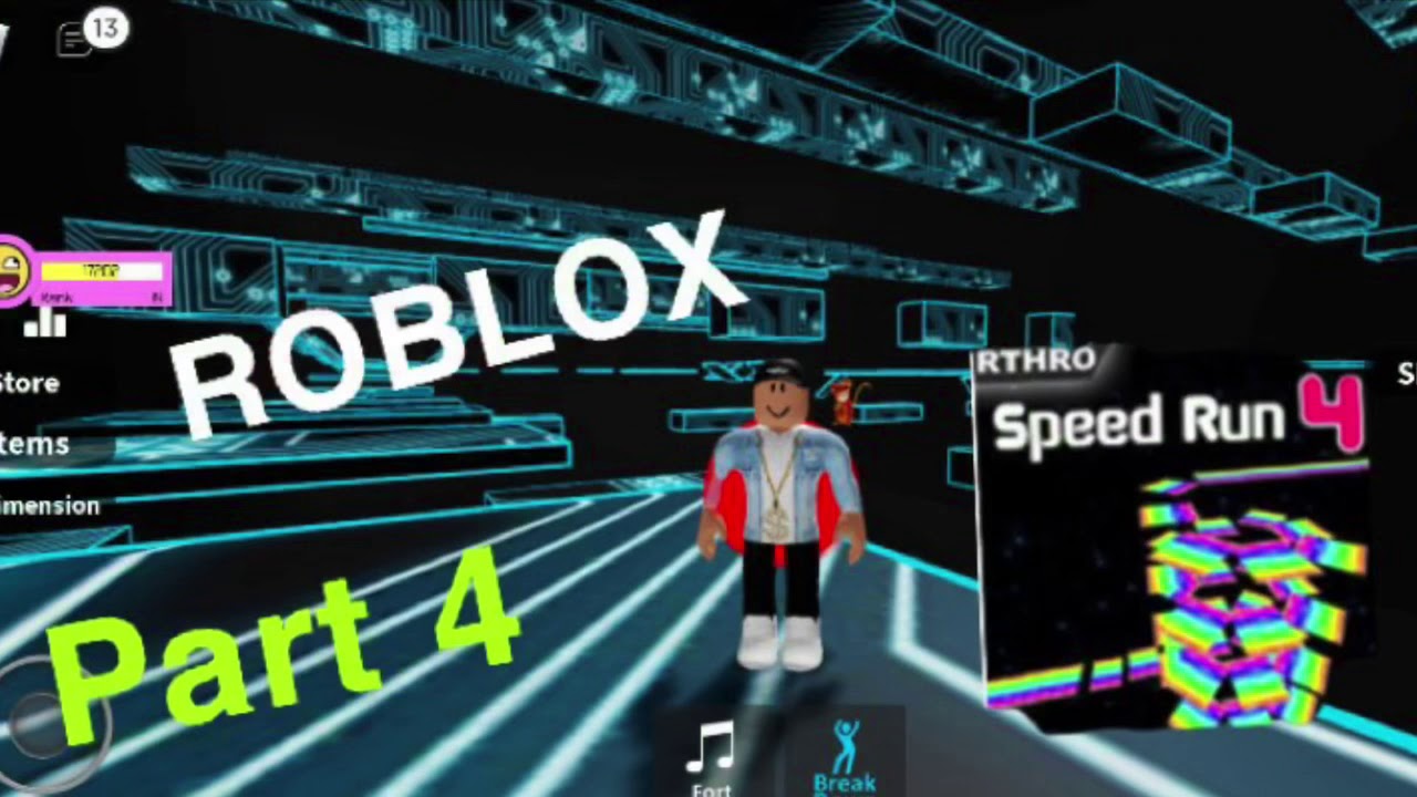 Playing ROBLOX speed run part 4 - YouTube