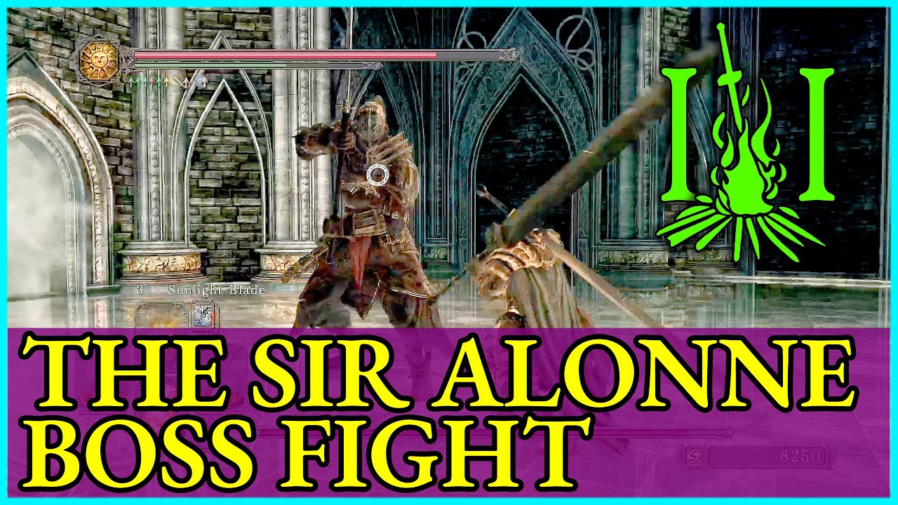 DARK SOULS II How to defeat Sir Alonne easy - DS2 Guide - YouTube
