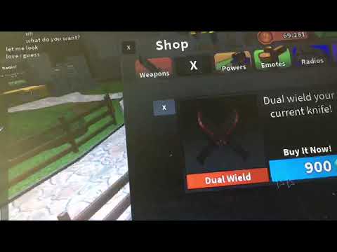 GETTING DUAL WIELD IN MM2!! - YouTube