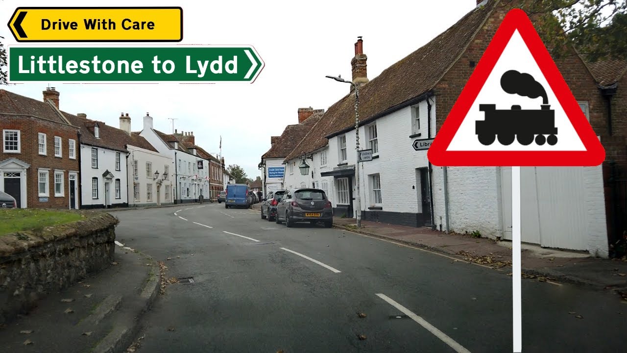 Driving Littlestone to Lydd | A coastal route drive - YouTube