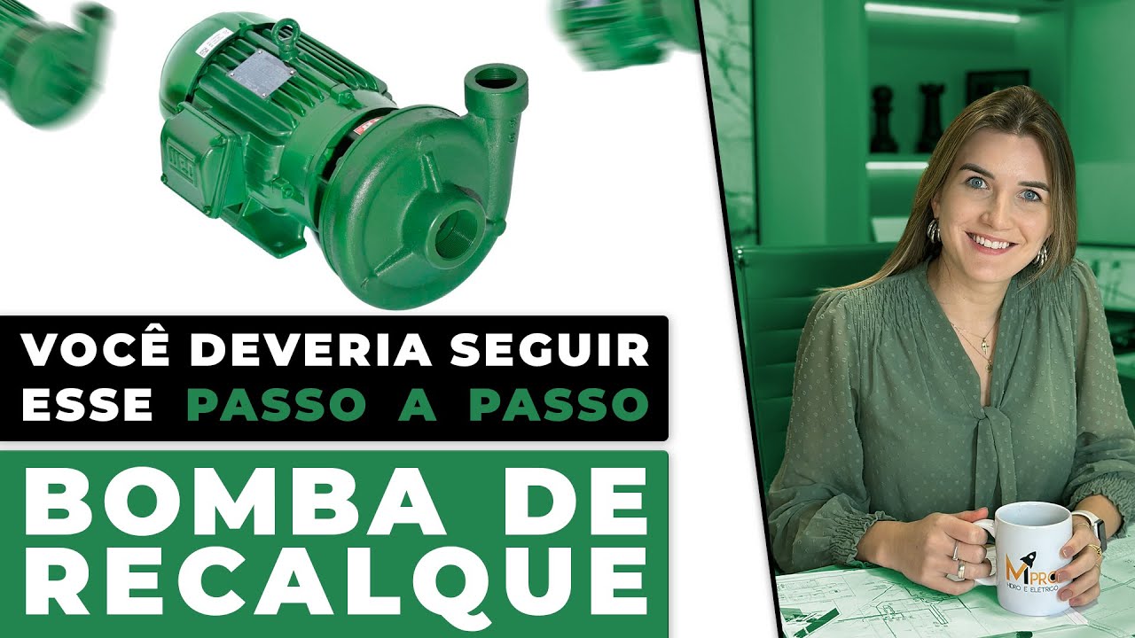 Como dimensionar a BOMBA DE RECALQUE corretamente - passo a passo - YouTube