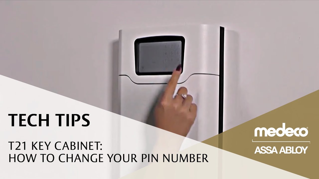 Medeco T21 Key Cabinet: How to Change Your PIN Number - Medeco Locks ...