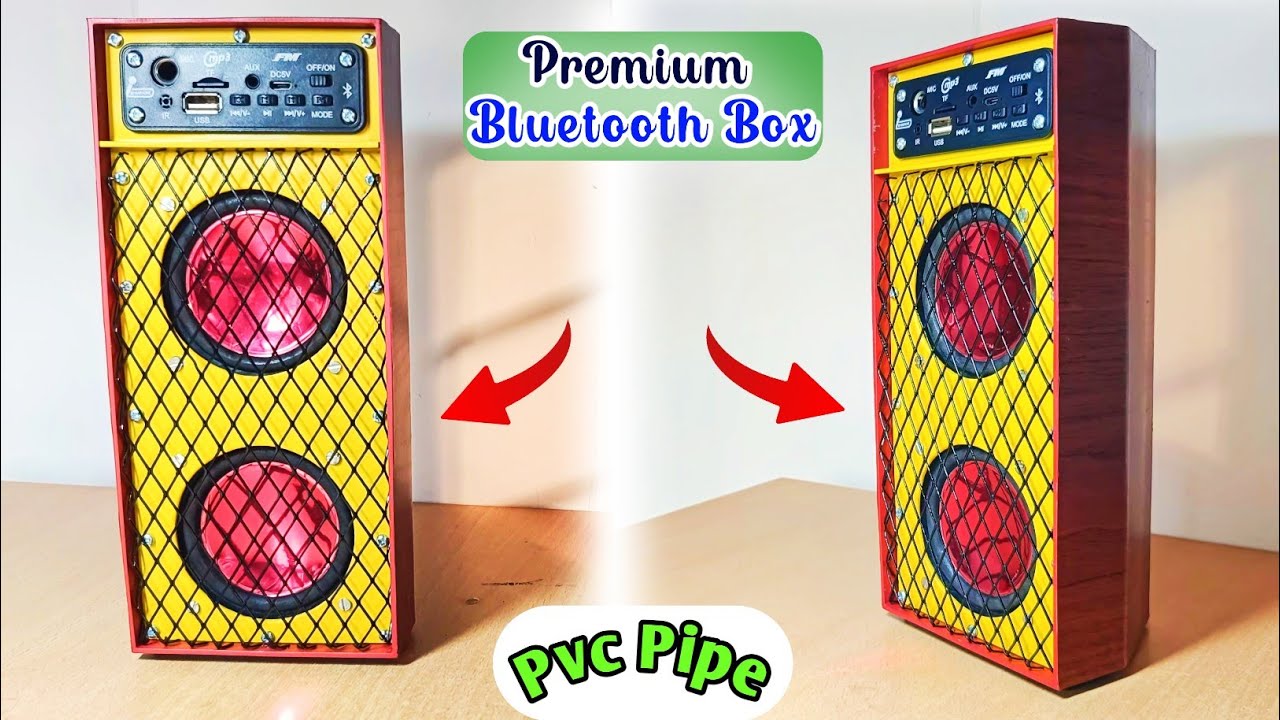 How To Make Bluetooth Speaker With Pvc Pipe || Pvc Pipe Se Bluetooth ...
