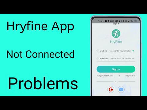 hryfine app not connecting problem