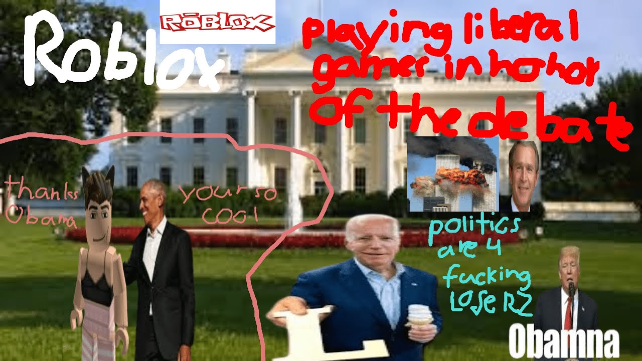 Playing Roblox Liberal Games in Honor of the Debate - YouTube