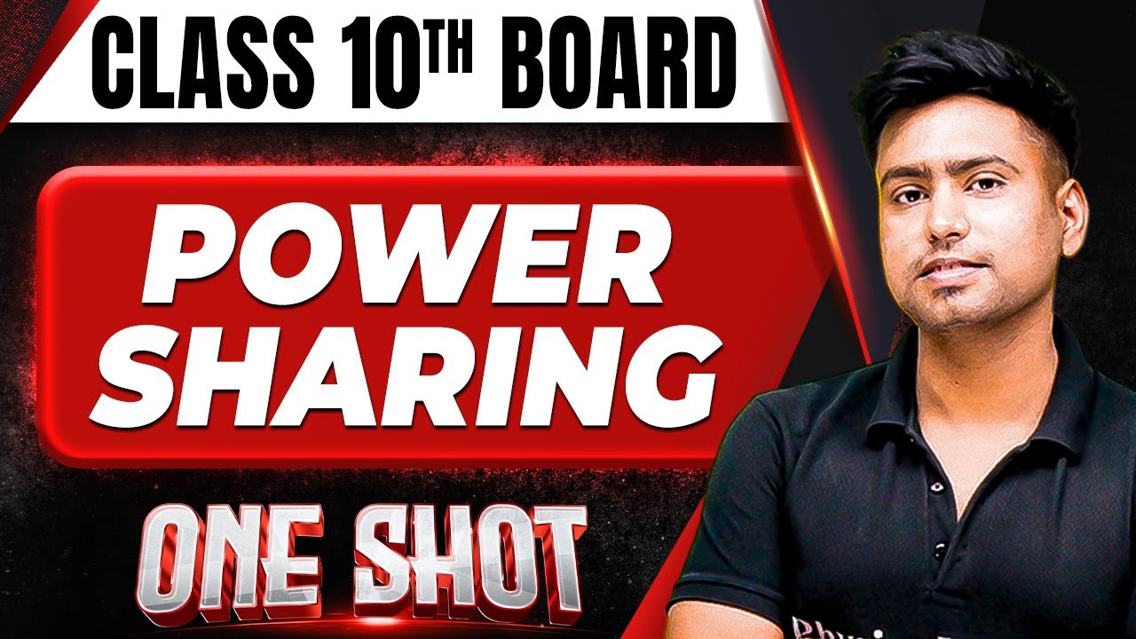 POWER SHARING in 1 Shot: FULL CHAPTER COVERAGE (Theory+PYQs) || Class 10th Boards - YouTube