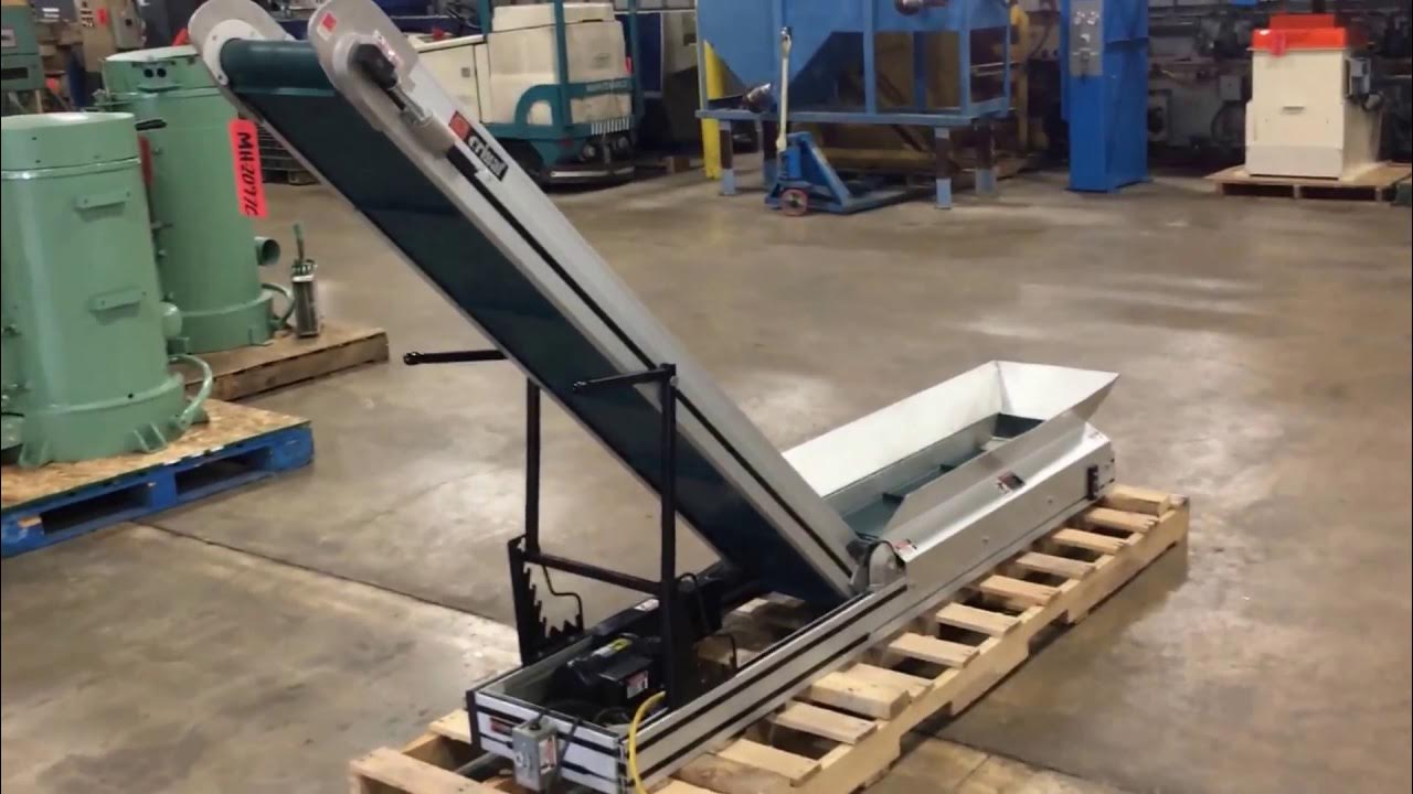 Crizaf Incline Conveyor MH2097C - YouTube