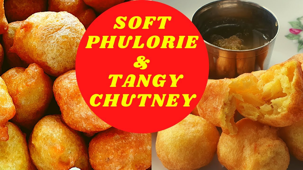 HOW TO MAKE MY PHULORIE /PULORIE AND AMRAC CHUTNEY | VEGAN SNACK ...