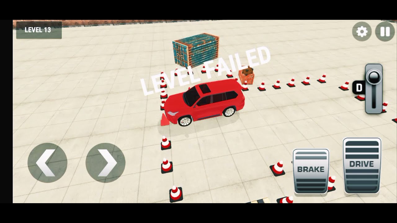 First time play car game ||Land crusen car game play|driving game play ...